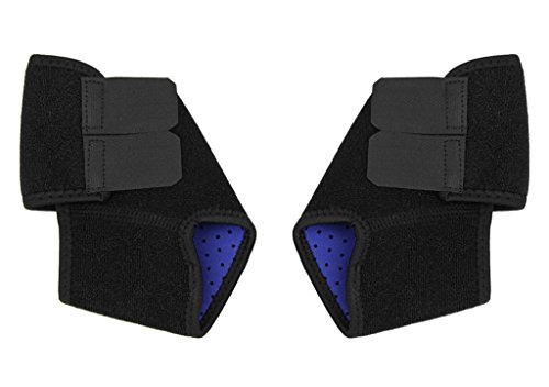 2 Pack Kids Child Adjustable Nonslip Ankle Tendon Compression Brace Sports Dance Foot Support Stabilizer Wraps Protector Guard for Injury Prevention & Protection for Sprains, Sore or Weak Ankles