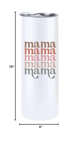 New Mom Gift Set - Mama Mama Tumbler - Best Mommy Spa Bath Set - Best Gift Idea First Time Mama and Expecting Mother to Be - Baby Shower Basket w/Bath Bomb, Soap, & Candle