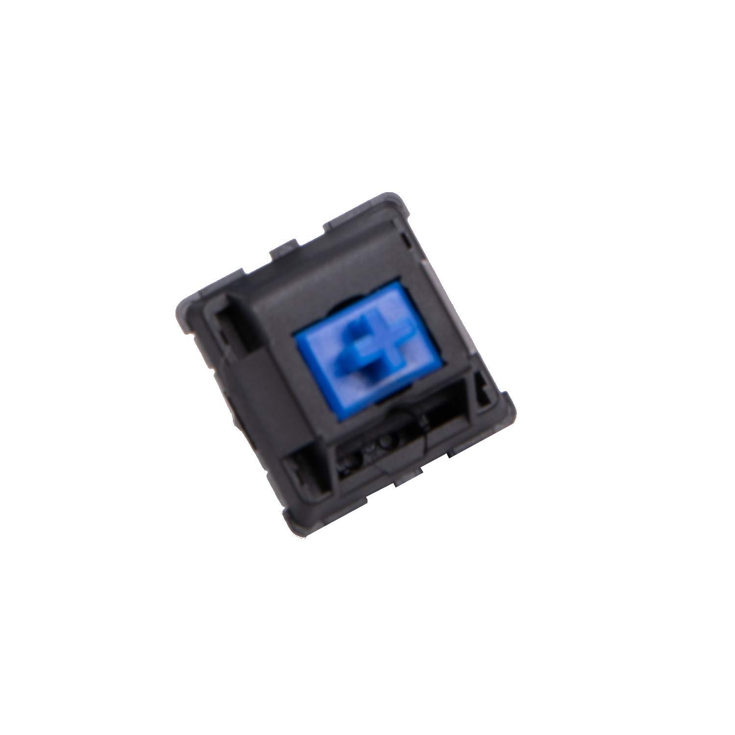 HK Gaming MS-1 Mechanical Key Switches for Mechanical Gaming Keyboards | PCB Mounted | Pre Lubed | 72cN ; Linear (Pro Lake Blue, 90 Pcs)