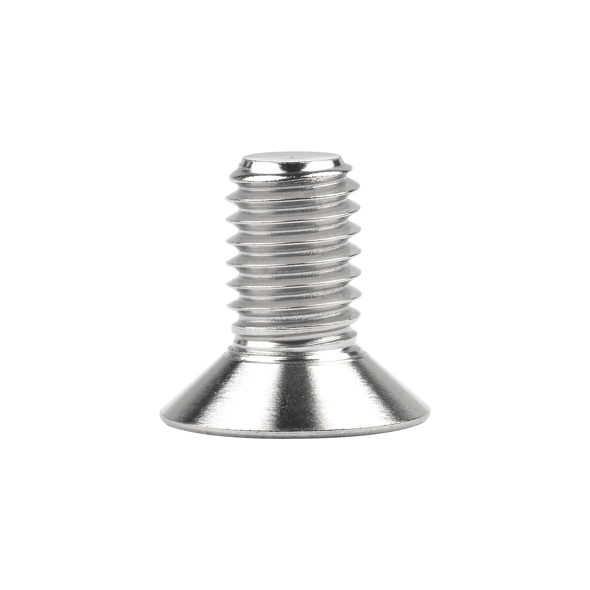 Wanyifa Titanium M8x15 20 25 30 35 40 45 50 60 65mm Full Thread Countersunk Flat Head Bolt Screw Pack of 4 (Titanium, M8x15mm)