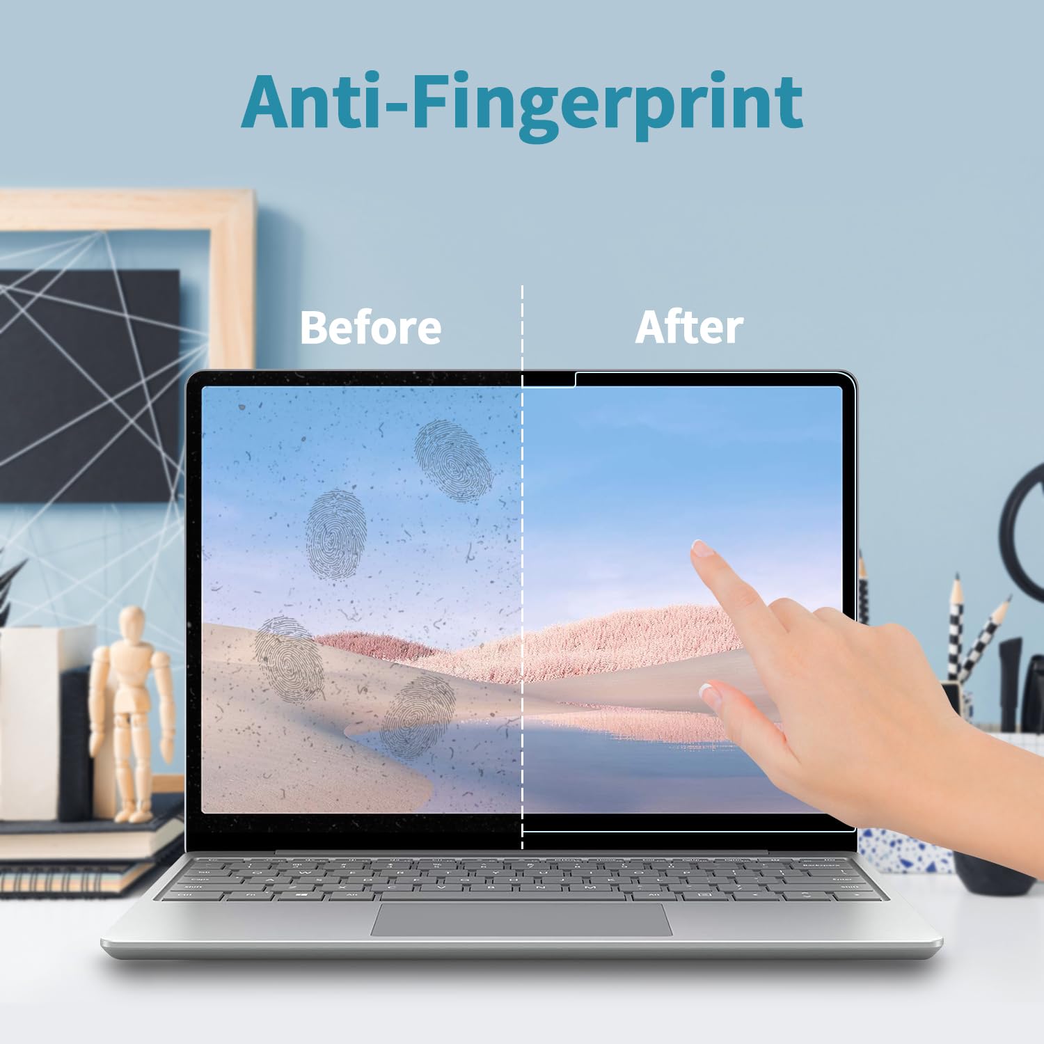 13.5 inch Anti-Blue Light Screen Protector for Microsoft Surface Laptop 5/4/3/2/1 13.5 inch Laptop, Anti-Glare Scratch-Resistant Blue Light Filter Compatible with Surface Laptop 5/4/3/2/1 13.5"