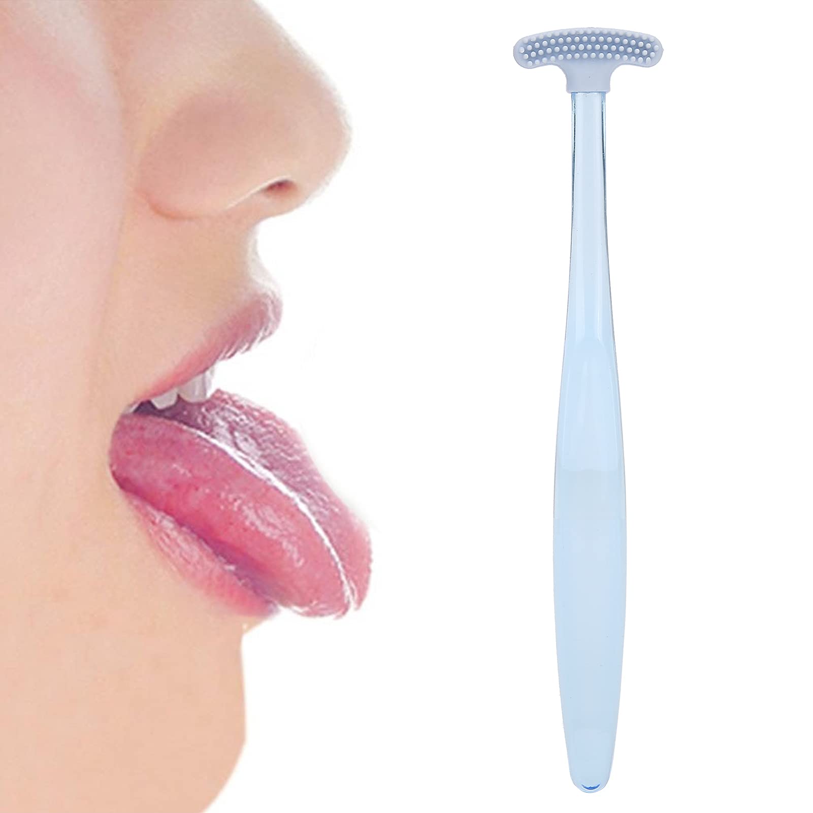 Tongue Scraper, Plastic Tongue Cleaner Brushes Fresh Breath Restored Taste, Travel Oral Tongue For Brushes For Bad Breath Removal