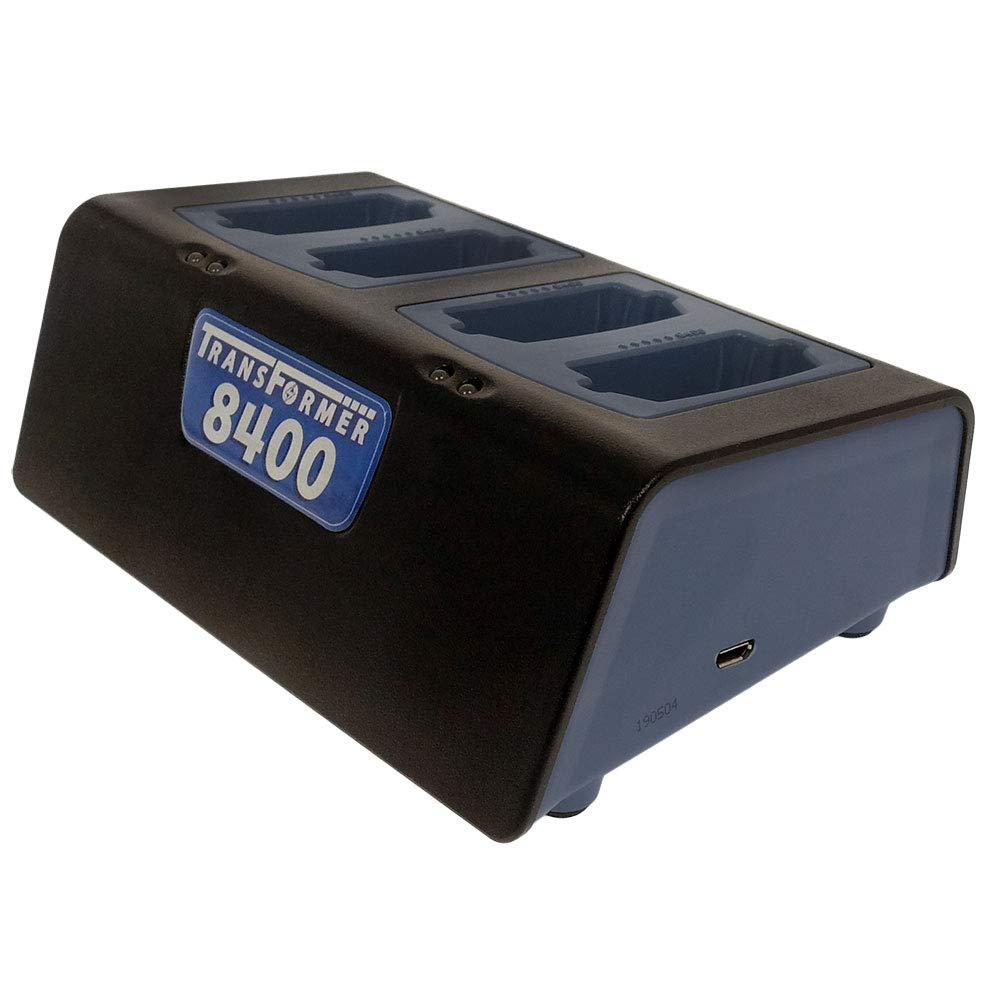 Artisan Power 4-Bay Battery Charger Transformer for Polycom/SpectraLink 8440 & 8400 Series | USB Type C Power Supply | Compatible Battery Models 1520-37214-001, RS657, 1520-37215-001 and RS658