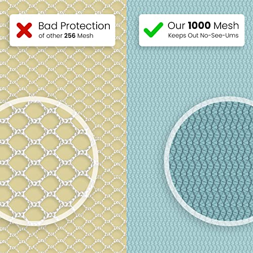 Baby Mosquito Net for Stroller, Carrier & Bassinet β Elastic Drawstring for Snug Fit Netting - Infant Bug Net for Jogger, Car Seat & Pack N Play β 1000 Mesh Toddler Canopy & Gift Packaging