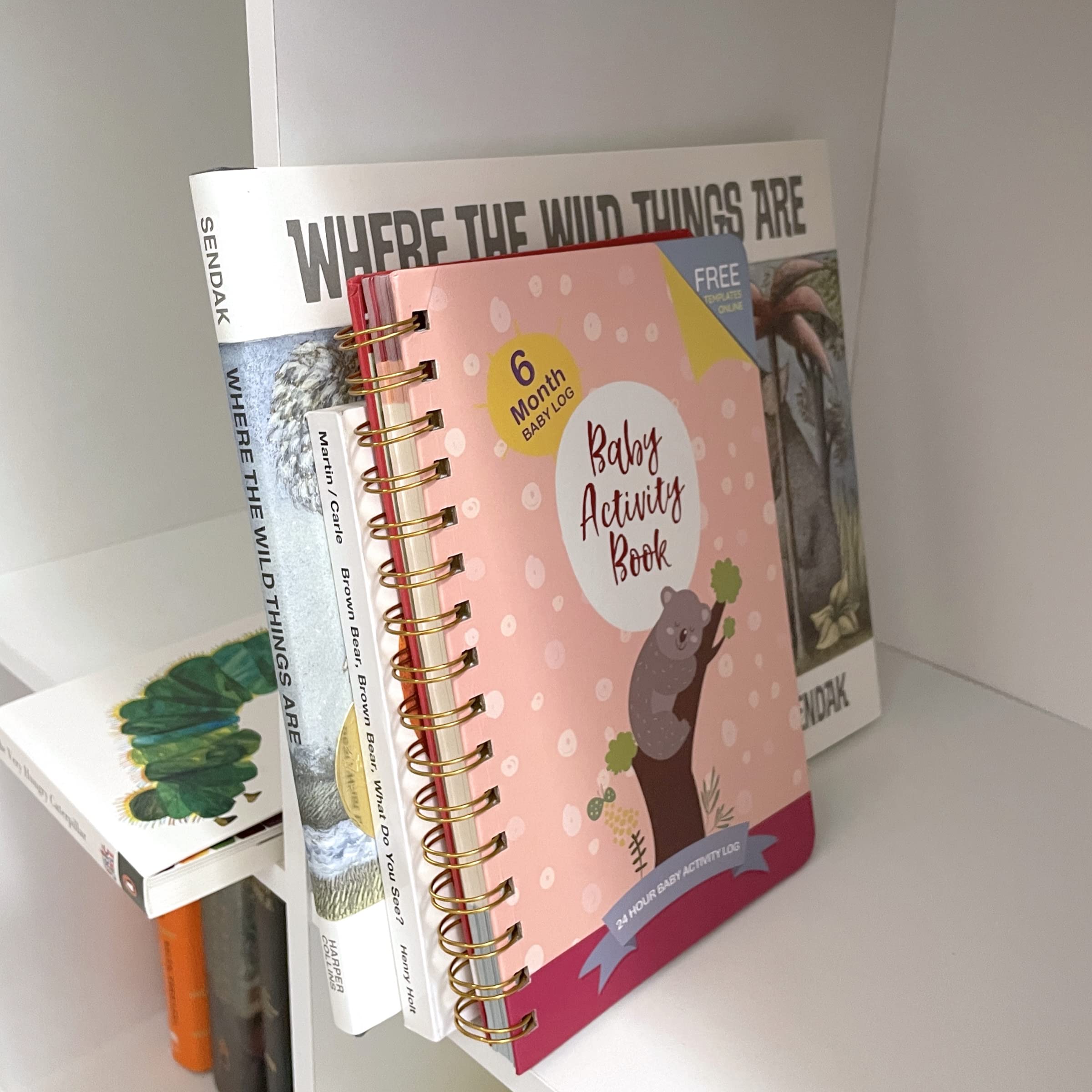 Baby Tracking Journal (Girl Edition) - HARDCOVER Baby Diary for Newborns, Daily Activity Log, Developmental Milestones, Immunization Schedule, Health Record, Emergency Contacts, and More! - Made by Doctors for