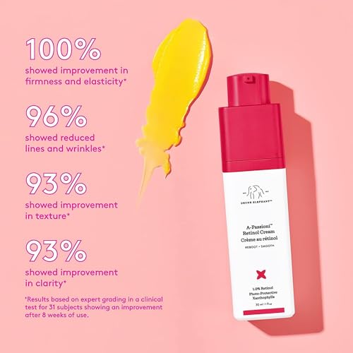 Drunk Elephant A-Passioni Retinol Anti-Wrinkle Cream. Restorative and Vegan Face Cream with Vitamin F (10 mL / 0.33 Fl Oz) (Midi)