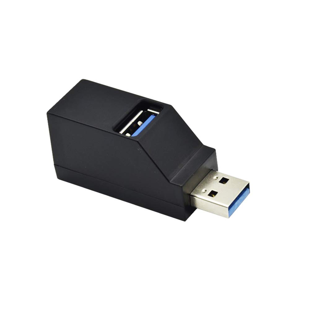 EXKOKORO 3-Port USB 3.0 Hub USB Extender USB Spliter, 2 x USB2.0/1 x USB 3.0 Mini Portable Fast High Speed USB Splitter Hub Transfer, Compatible with PC Laptop Computer Mac Windows