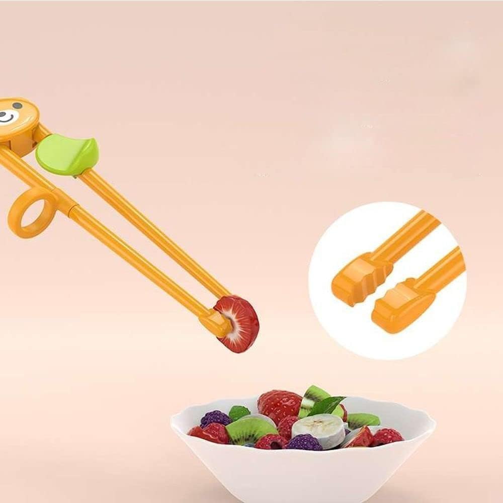 4Pcs Cartoon Panda Animal Chopsticks Practice Helper, Reusable Eating Training Tools, Chopstick and Cutlery Rests Cute Tableware Learn Tools Kitchen Utensils and Gadgets Multicolour