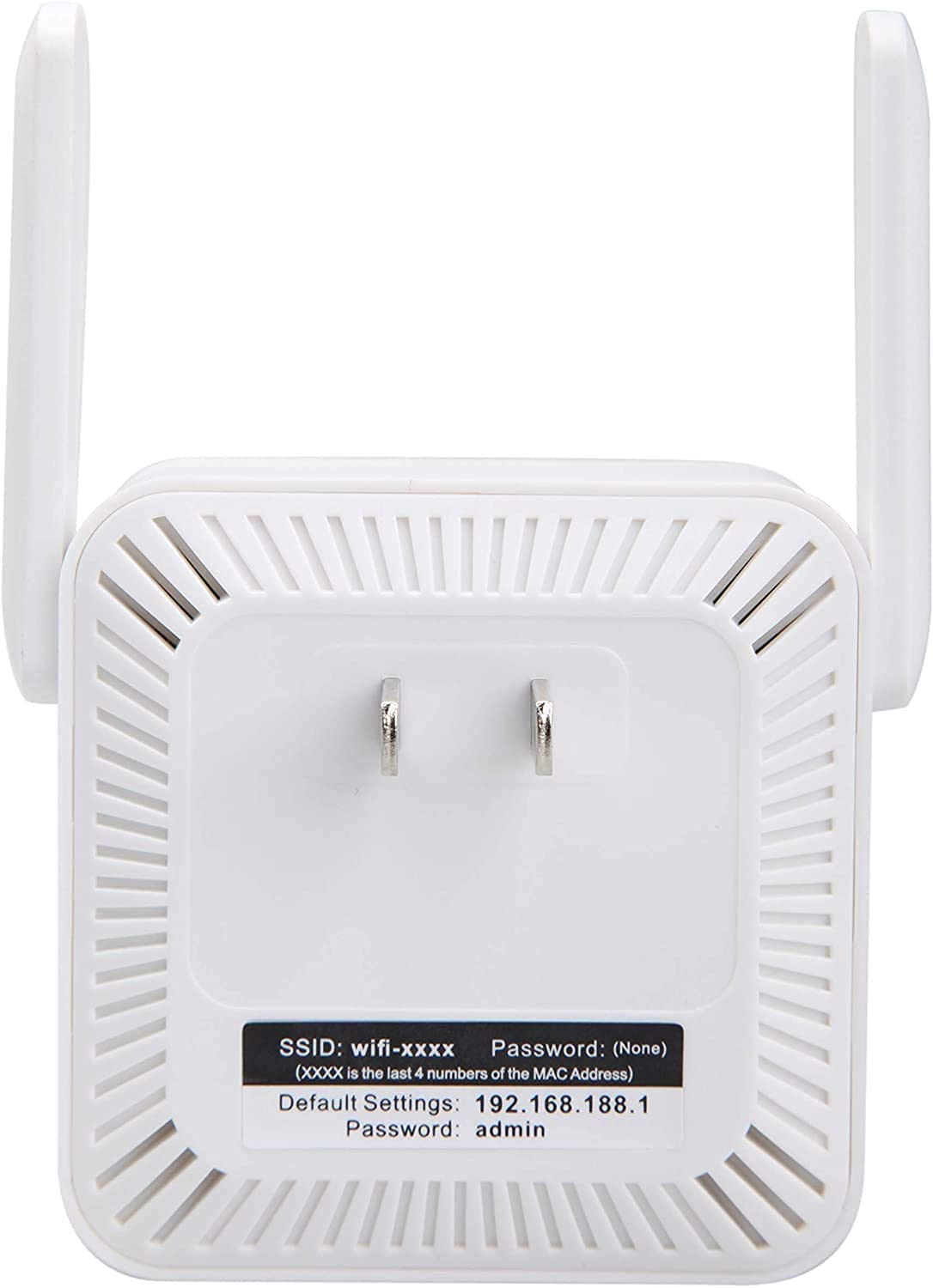 Extendtecc WiFi Booster Wireless WiFi Extender Signal Booster 300Mbps, WiFi Repeater Wireless Signal Booster 2.4 GHz Dual Band 4 Antennas 360ยฐ Full Coverage Internet Extender