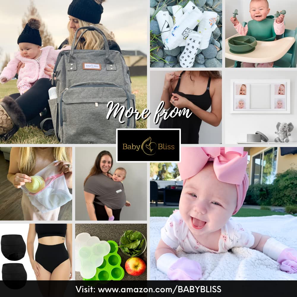 BabyBliss Diaper Caddy - Storage Bin for Nursery - Car Organizer for Diapers and Baby Essentials - Waterproof Storage Basket for Changing Table