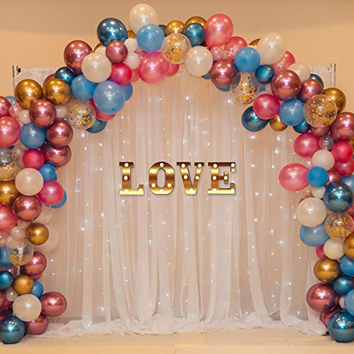 Coitak LOVE Marquee Letter Lights Sign LED Decor Lights Night Light Wedding Birthday Party Home Bar Decoration