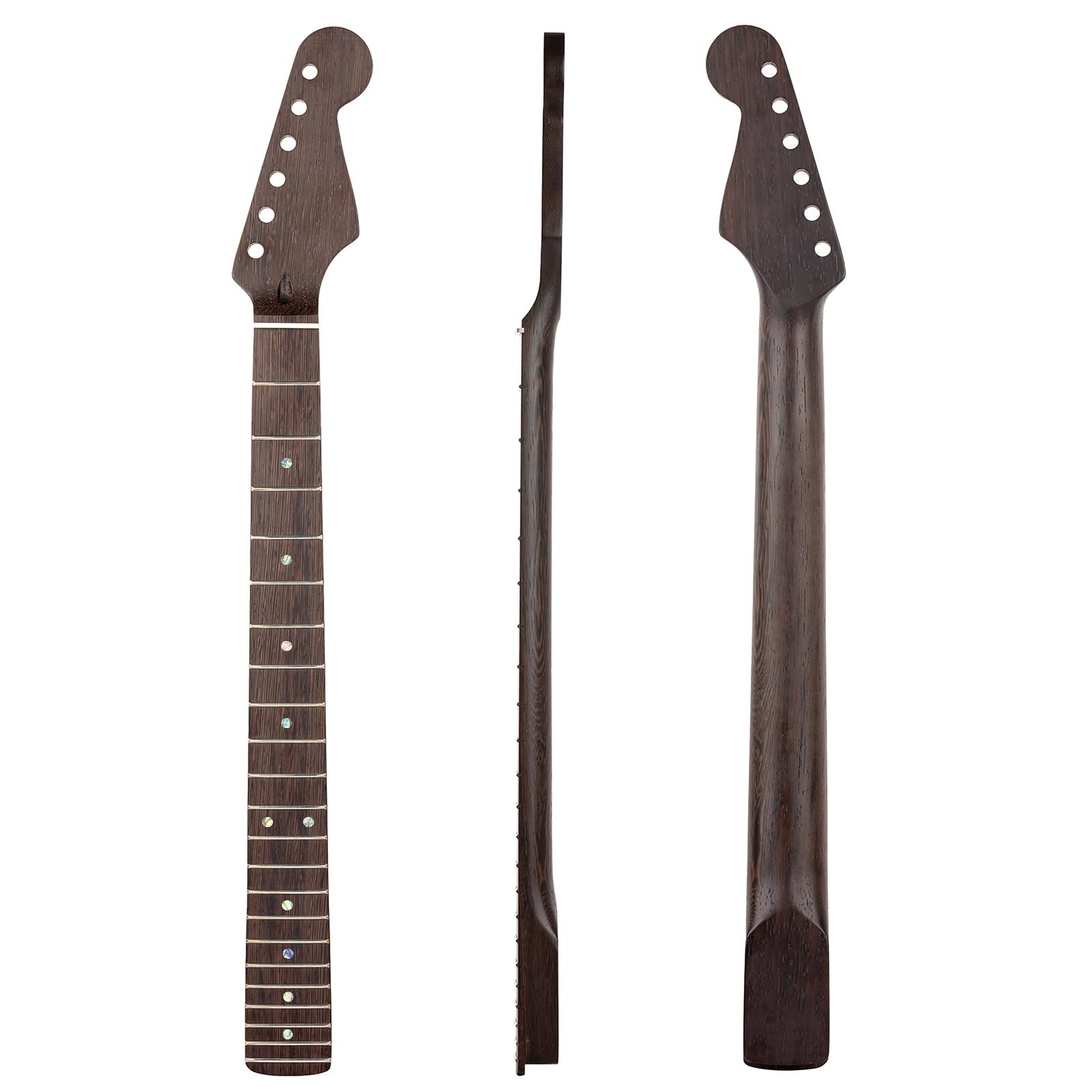 22 Fret ST Wenge Electric Guitar Neck for ST Style Guitar DIY Parts Replacement