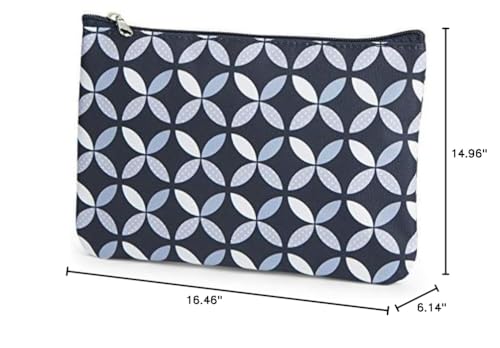 Baby Boom Ivy 4Piece Tote Diaper Bag Set, Navy, One Size