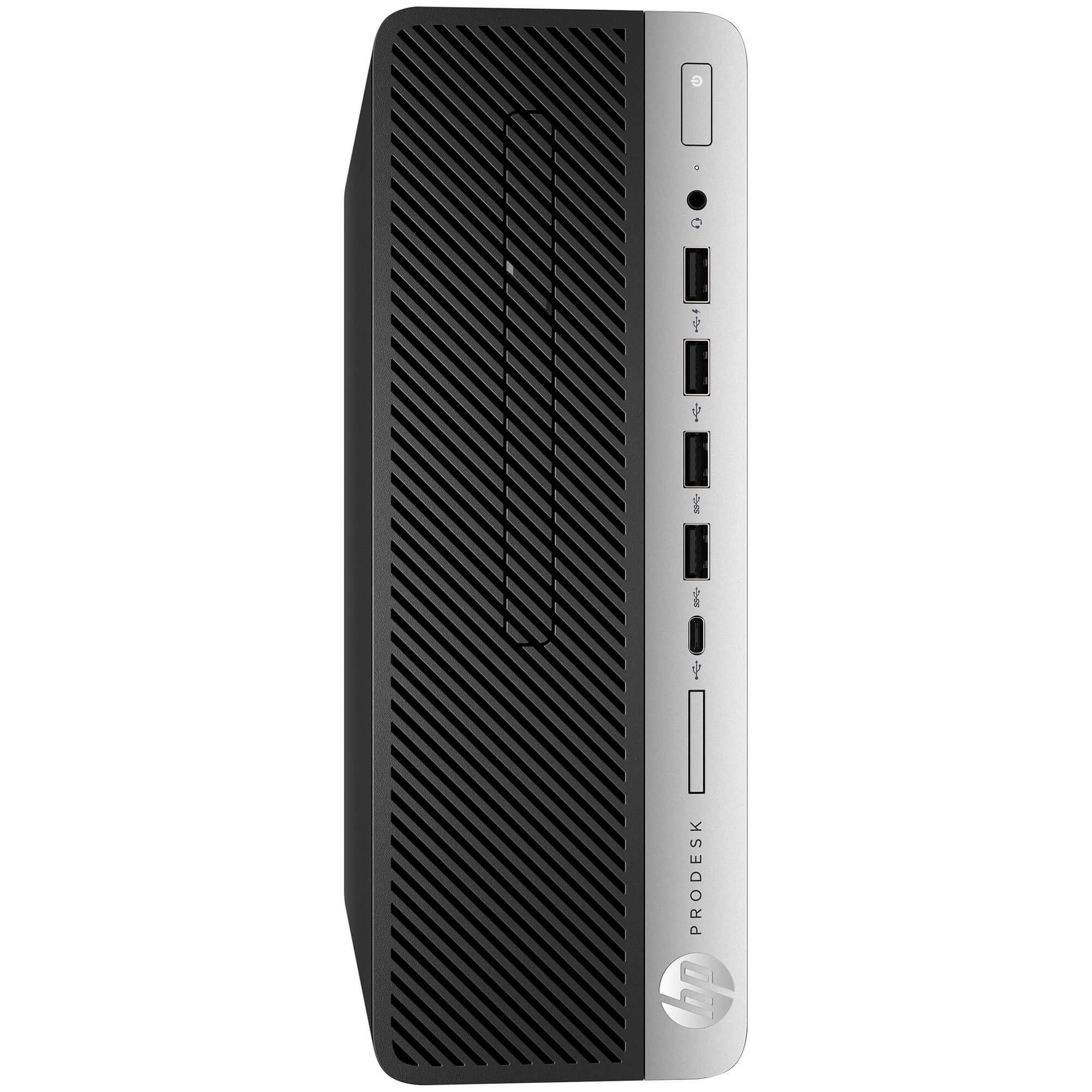 HP 600G3 Desktop Computer, Intel Core i5 Quad Core, 16GB RAM, 512GB Solid State Drive, DVD, Wi-Fi, Windows 10 Professional, New 24 Inch Monitor (Renewed)