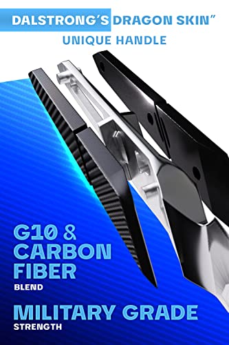 Dalstrong Boning Knife - 6 inch - Quantum 1 Series - Ultra-Sharp - American Forged BD1N-VX Hyper Steel - Carbon Fibre G10 Hybrid Handle - Premium Kitchen Knife - Leather Sheath