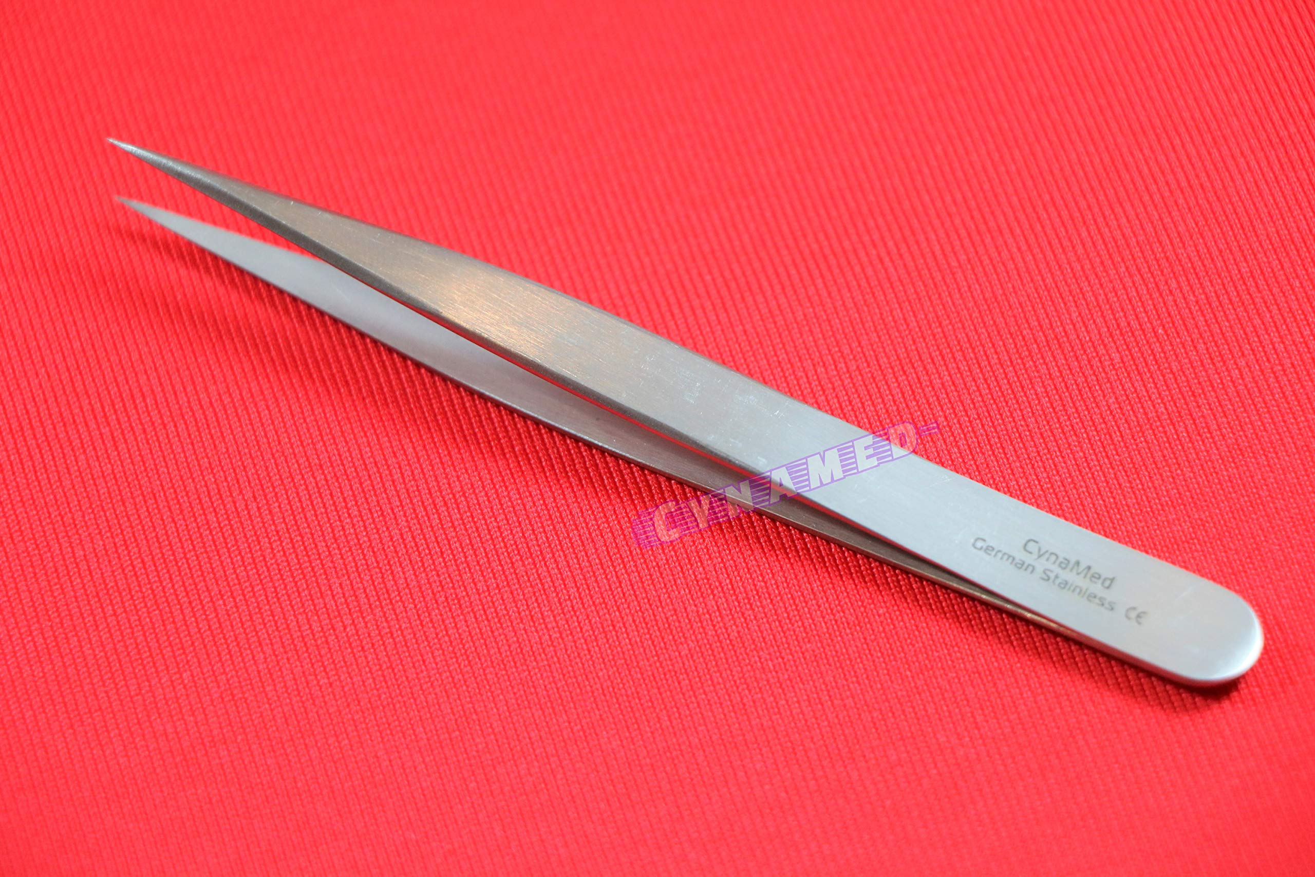 3 Pieces Fine Tip Jewelry Tweezer Forceps Precision Tweezers High Grade Stainless Repair Tool Cynamed