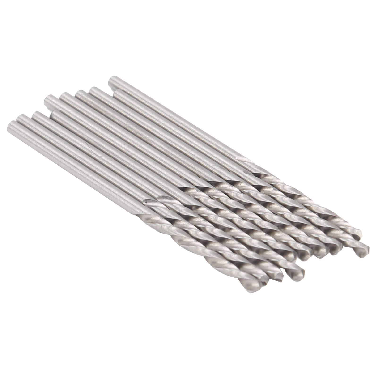 Micro Drill Bit Set, Jewelry Drill 10Pcs 1.75mm Hand Drill Drill Bit Straight Shank Drill Bit Micro Mini Drill Bit Set Small Drill Bits Pin Vise Hand Drill for Pin Vise Hand Drill