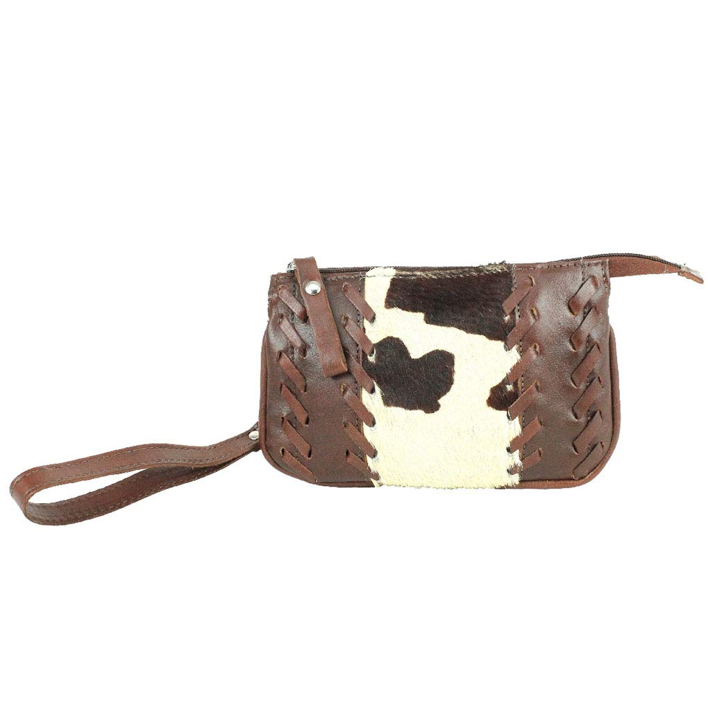 American West Leather Event Approved Wristlet for Women - Genuine Leather