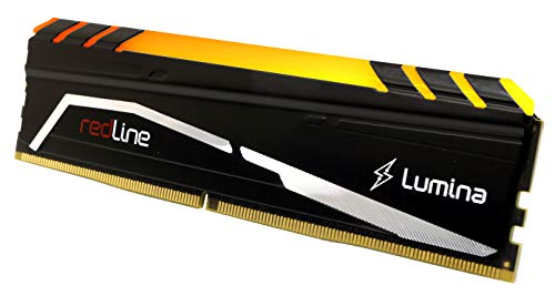 Mushkin Redline Lumina – DDR4 RGB Gaming DRAM – 32GB (2x16GB) UDIMM Memory Kit – 3600MHz (PC4-28800) *CL-16* – 288-pin 1.4V Desktop RAM – XMP Ready – LED Heatsink – (MLA4C360GKKP16GX2)