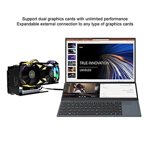 16in Laptop, Full HD Display 14 inch Touch Sub Screen Computer Laptop with i7 Processor, 8GB RAM 256GB SSD Storage, Full Size Numeric Keyboard with Touchpad, Bluetooth5.0 PC Laptop