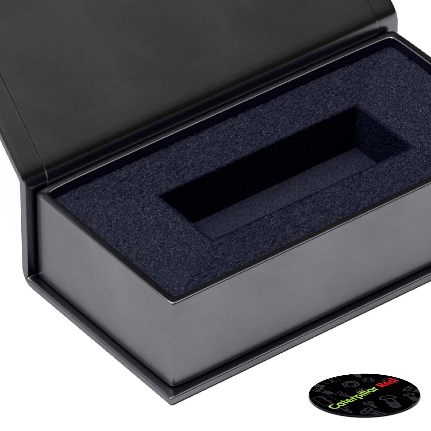3 x Magnetic USB Presentation Gift Boxes, Black, Flash Drives, Removable Drives, Wedding USB Box, Wedding Presentation Gift Box, Photography, Present/Gift, 4" Box