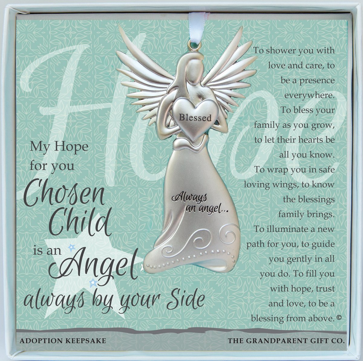 Always an Angel Adoption Baby or Child Keepsake Gift/Ornament
