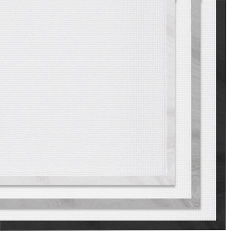 Stupell Industries Glam Eyes Black Bag, Design by Amanda Greenwood White Framed Wall Art, 11 x 14