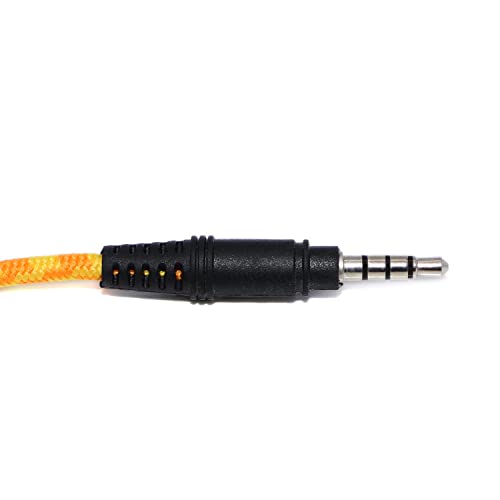 AVID AE-36 Orange On-Ear Stereo Headphones with Boom Microphone (10-Pack)