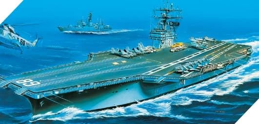 Academy 1/800 AC14213 CVN โ 68 USS Nimitz