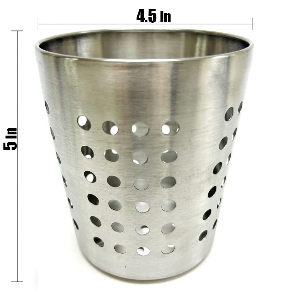2 Kitchen Utensil Holder Utility Sturdy Stainless Silverware Holder Home Office 2 Kitchen Utensil Holder Utility Sturdy Stainless Steel Silverware Holder Home Office Sink Caddy Organizer Cutlery