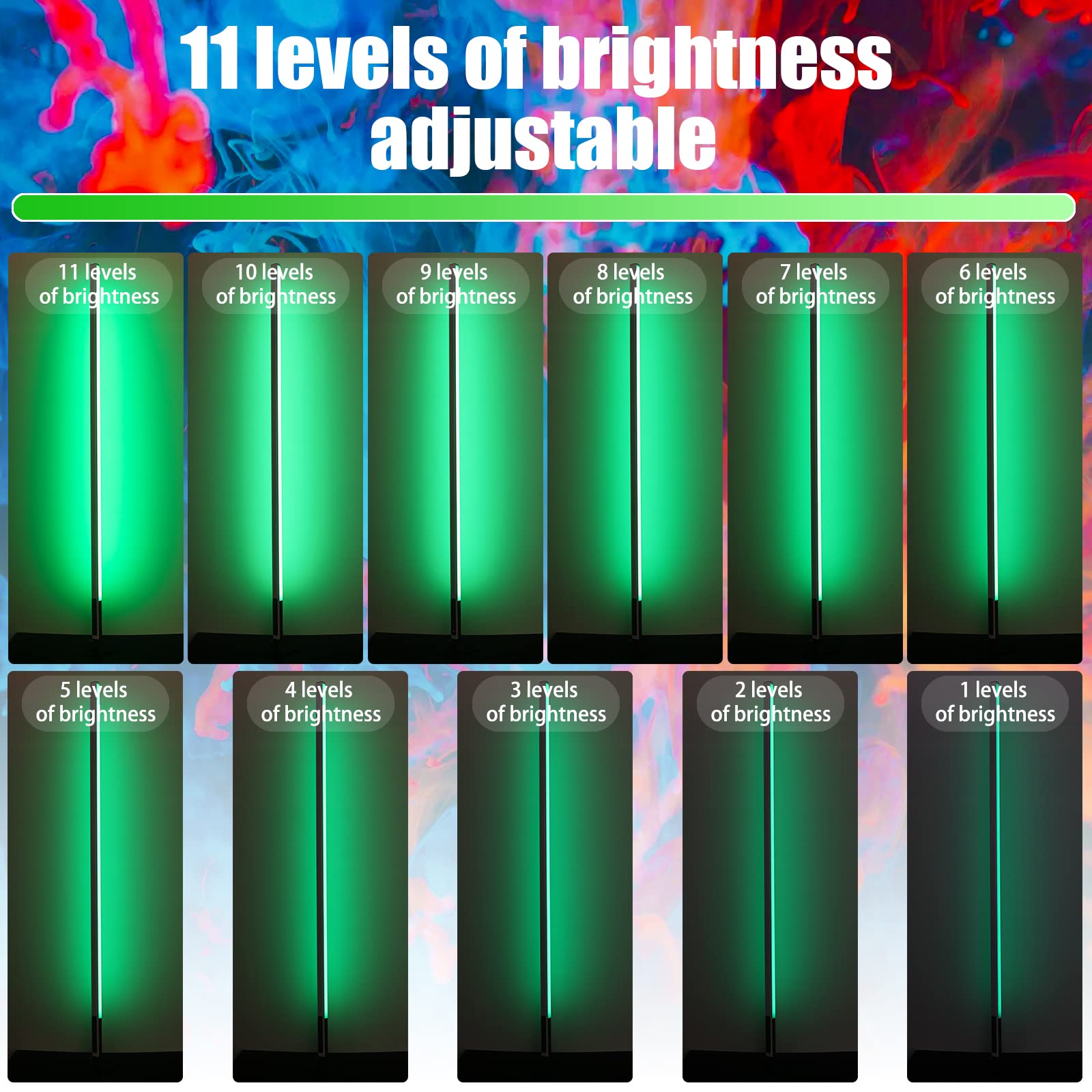 2 Pack 4ft Portable Battery Powered Tube Light 120cm Handheld LED Tube Lights with Tripods, 500 Vivid Effects, for DJ Lighting, Dance Club and Photography, Light Painting, YouTube, Night Bar, Party
