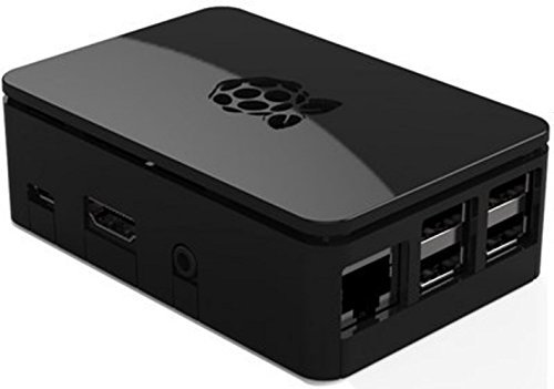 Black Protective Case/Box/Enclosure for Raspberry Pi Model B/ 2/3 with Aluminum Heatsink Cooler - Access to All Ports