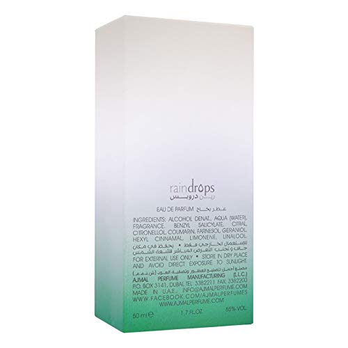 Ajmal Raindrops 1.7 oz EDP For Women- Made in Dubai