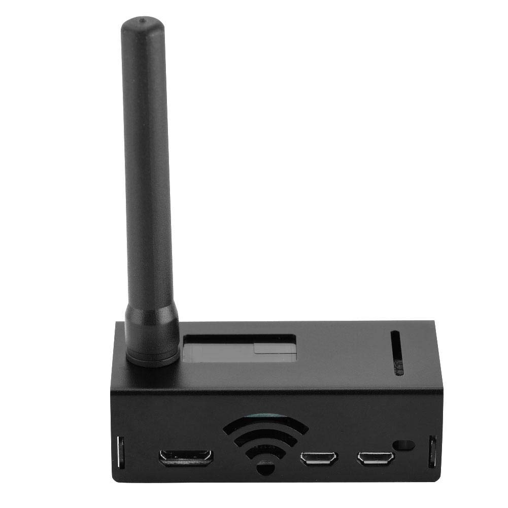 Assembled MMDVM Hotspot - Support DMR, DSTAR, P25 and System Combination Communications - Organic LED Display Screen,SMA Detachable Antenna,Support 420-450MHz UHF (Black)