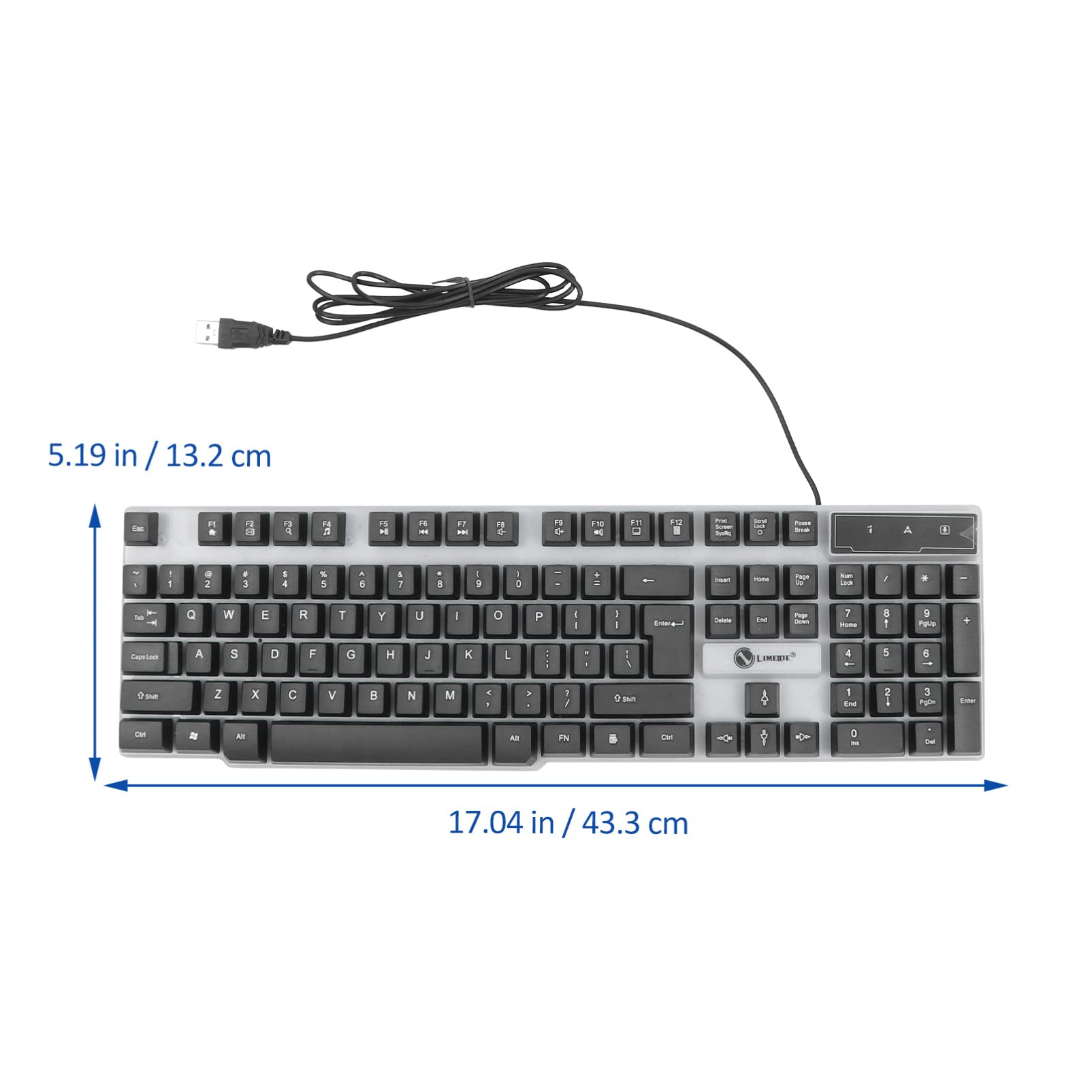 2 Sets Wired Keyboard and Mouse Gaming Keyboard Mouse Ergonomic Keyboard Mouse Computer Keyboard Backlit Keyboard Computer Accessories Keyboard Mouse for Gamer Ergonomic Mouse