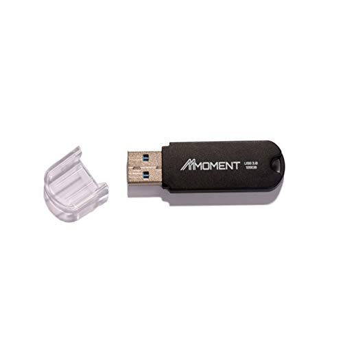 Mmoment MU50 128GB Single Pack USB 3.0 Flash Drive, Thumb Drive for Data Storage, Memory Stick with Read Speed up to 110MB/s, Compact Size Jump Drive, Modern Matte White (128GB)
