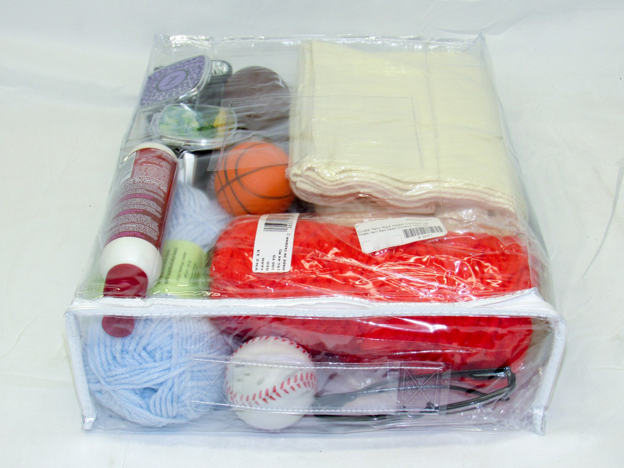 5-Pack Heavy Duty Vinyl Zippered (Clear) Storage Bags (12" x 15" x 4") (3.1 Gallon)