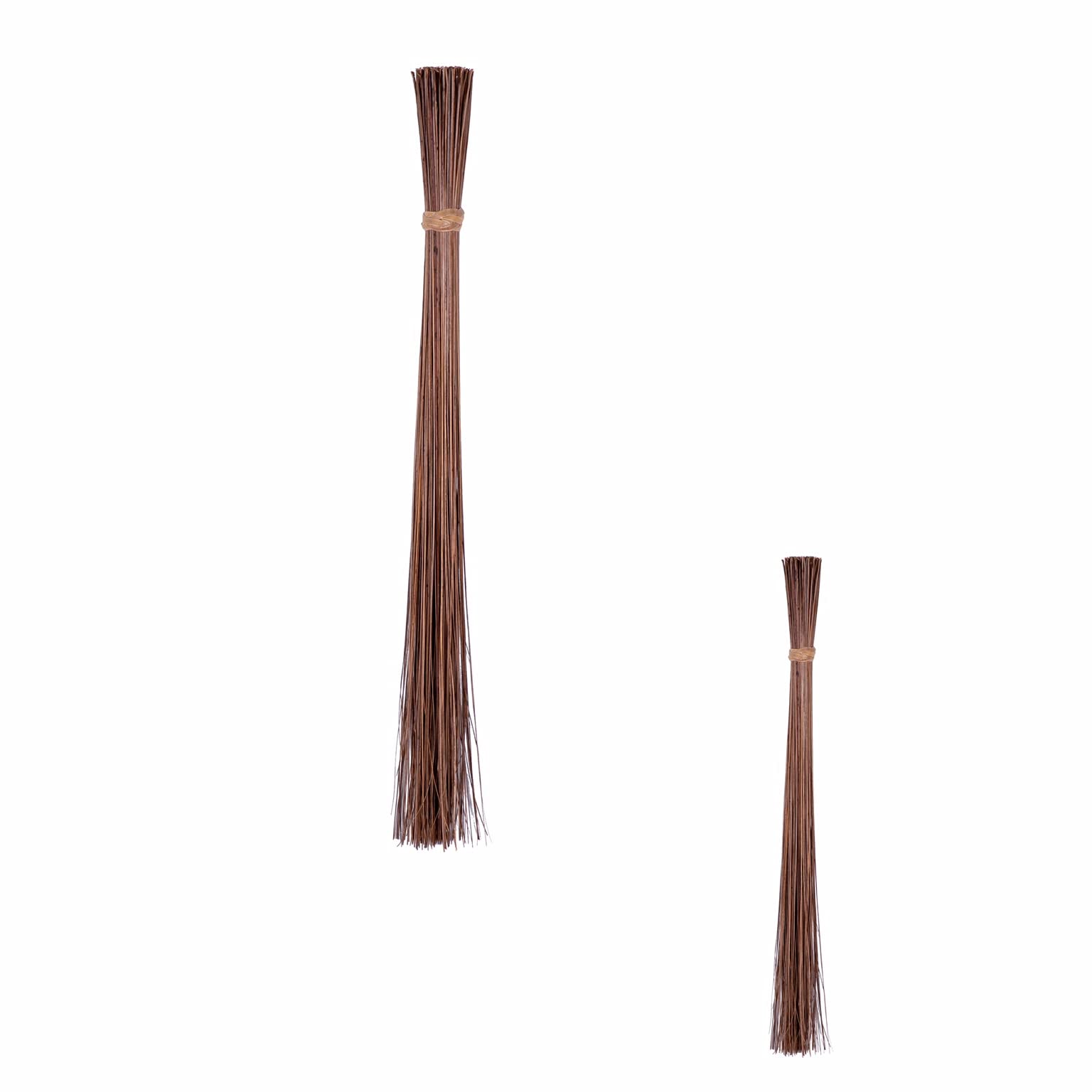 2 Unit of Authentic Multi-Surface Sturdy Outdoor Coconut Leaf Stick Broom