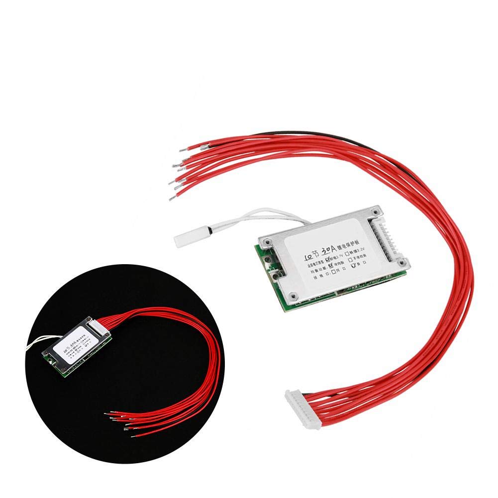 Fafeicy 10S 36V 30A Li-ion Cell Battery PC B Board with Balance Function Battery Protection Board 36V for 10 Series Cell Li-ion Batteries