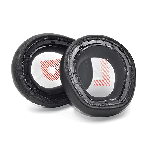 Aiivioll Replacement Earpads Pillow Ear Pads Foam Cushion Cover Cups Repair Parts for Quantum 600 Wireless Headphone Accessories(Black)
