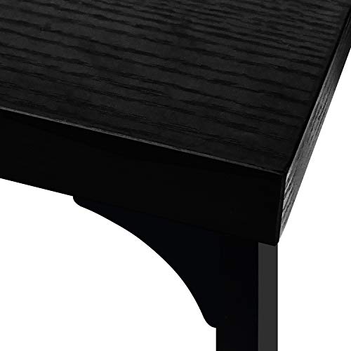 YSSOA 47 Inch Home Office Computer Desk for Working, Studying, Writing or Gaming, Black