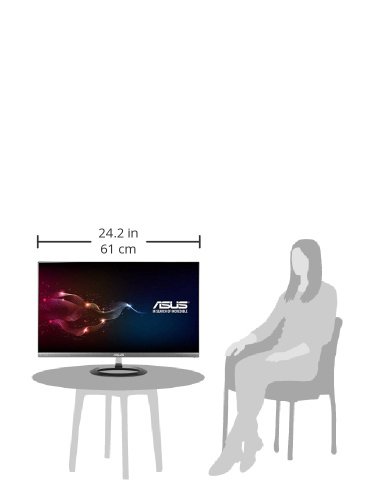 ASUS Designo 27" 1440P Monitor (MX27AQ) - QHD (2560 x 1440), IPS, Eye Care, Frameless, DisplayPort, HDMI, Space Gray + Black