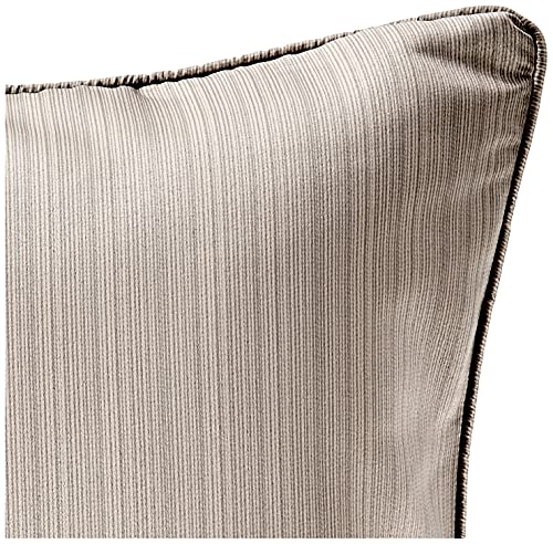 Five Queens Court Beaumont Euro Sham, Champagne, 26X26