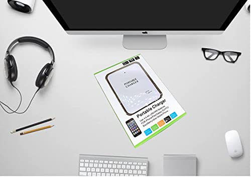 Bytcew Portable AA Battery Holder Box Case USB Port for Travel Emergency Charger with Switch and LED Light, Charger for Phone, Power Supply for MP3/MP4 player, iPod, Fairy Strip Lights