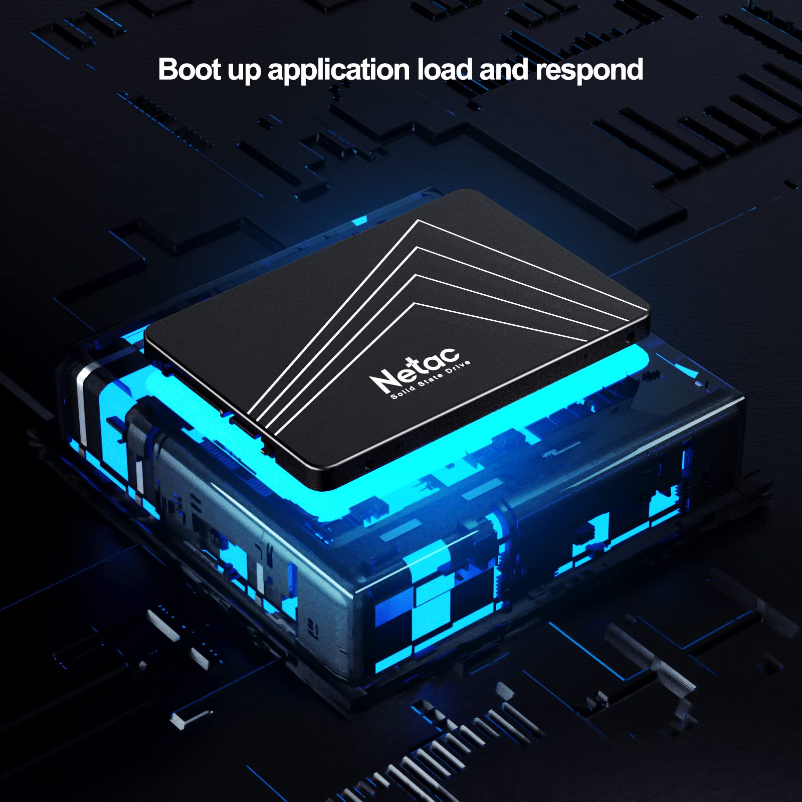 Netac SSD 240GB Internal Solid State Drive Hard Drive Up to 510 MB/s SATA SSD 2.5 Inch SATAIII 6Gb/s, Easy to Install, Notebook Tablet Desktop PC - 240GB