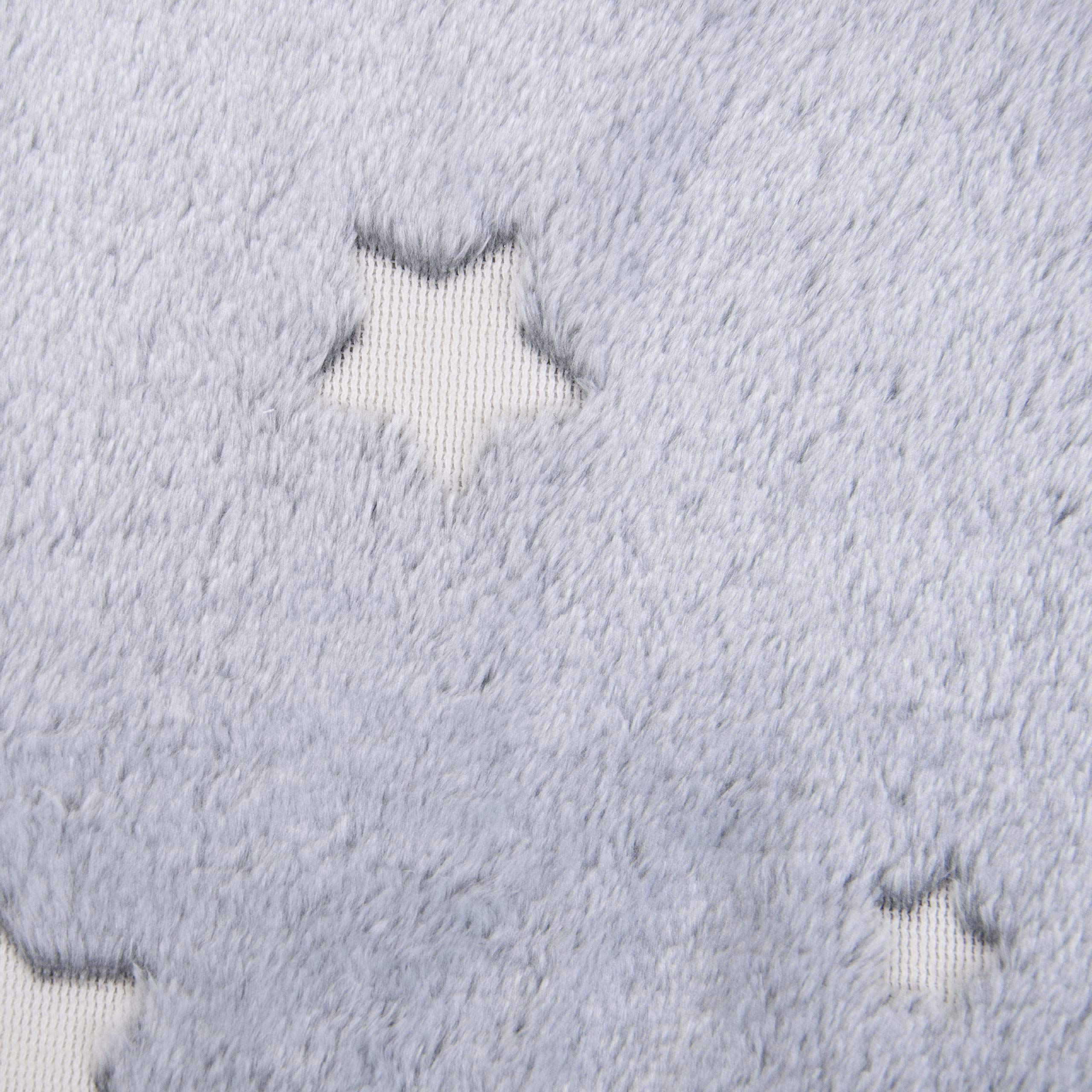 Tadpoles Super Soft Glow in The Dark Stars Baby Blanket, Girls and Boys (30x40 inch)