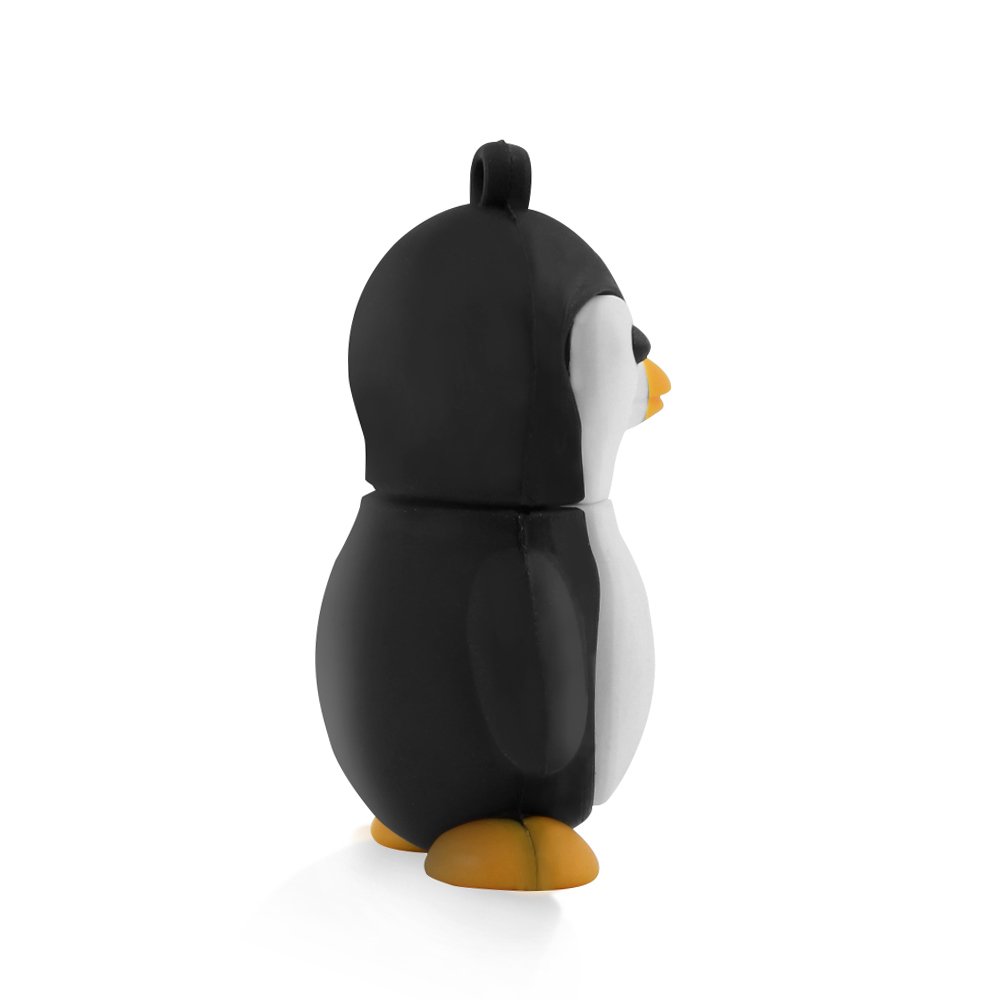 128GB USB Flash Drive, Cute Cartoon Penguin Shaped Thumb Drive, Novelty USB Stick for Data Storage and Backup, Funny Flash Drive for PC/Tablets/Mac/Laptop