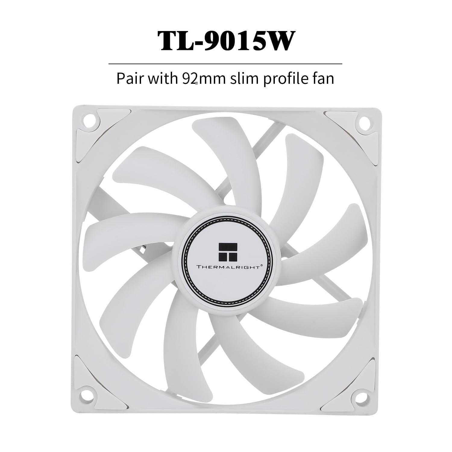 Thermalright AXP90-X47 White Low Profile CPU Cooler, with 92mm TL-9015W Slim PWM Fan, ITX CPU Cooler, AGHP Technology, 47mm Height,for AMD AM4 AM5/Intel 1150/1151/1155/1156/1200(AXP90 X47 White)