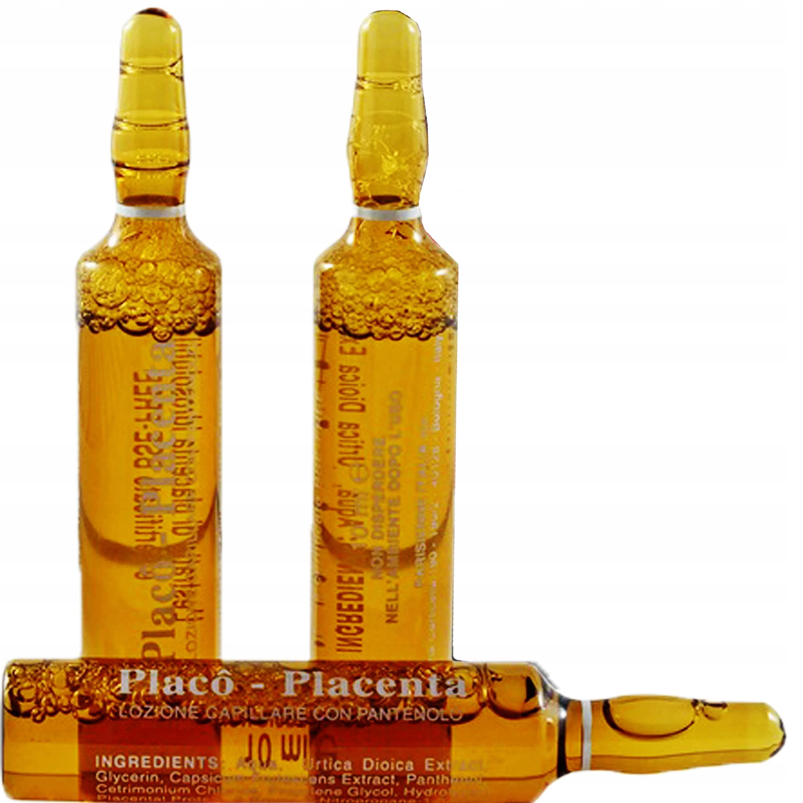 Hair loss Placenta Placo for hair intensive treatment [12 vials 0,35 oz]