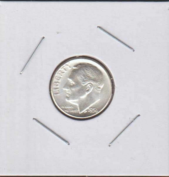 1956 Roosevelt (1946-to Date) Dime Choice Fine Details